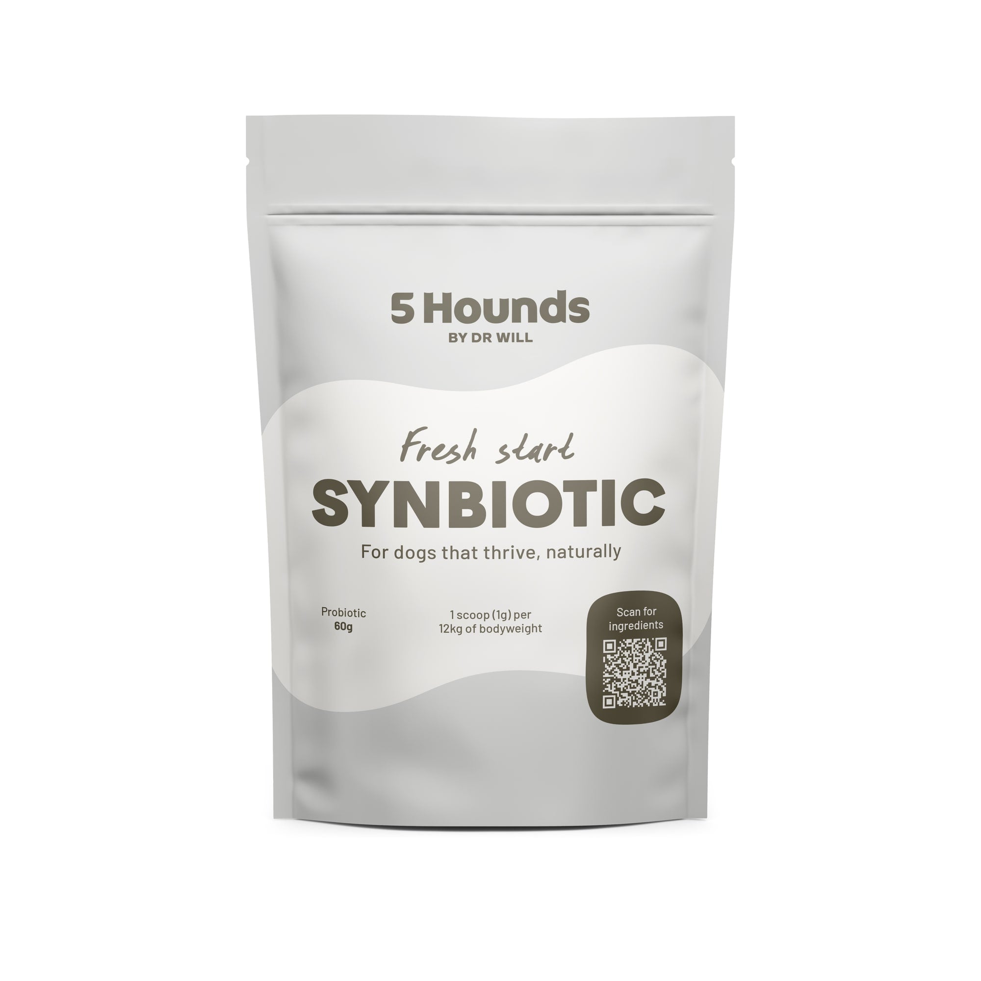 Synbiotic Powder – Advanced Gut Health Support for Dogs – 5 Hounds