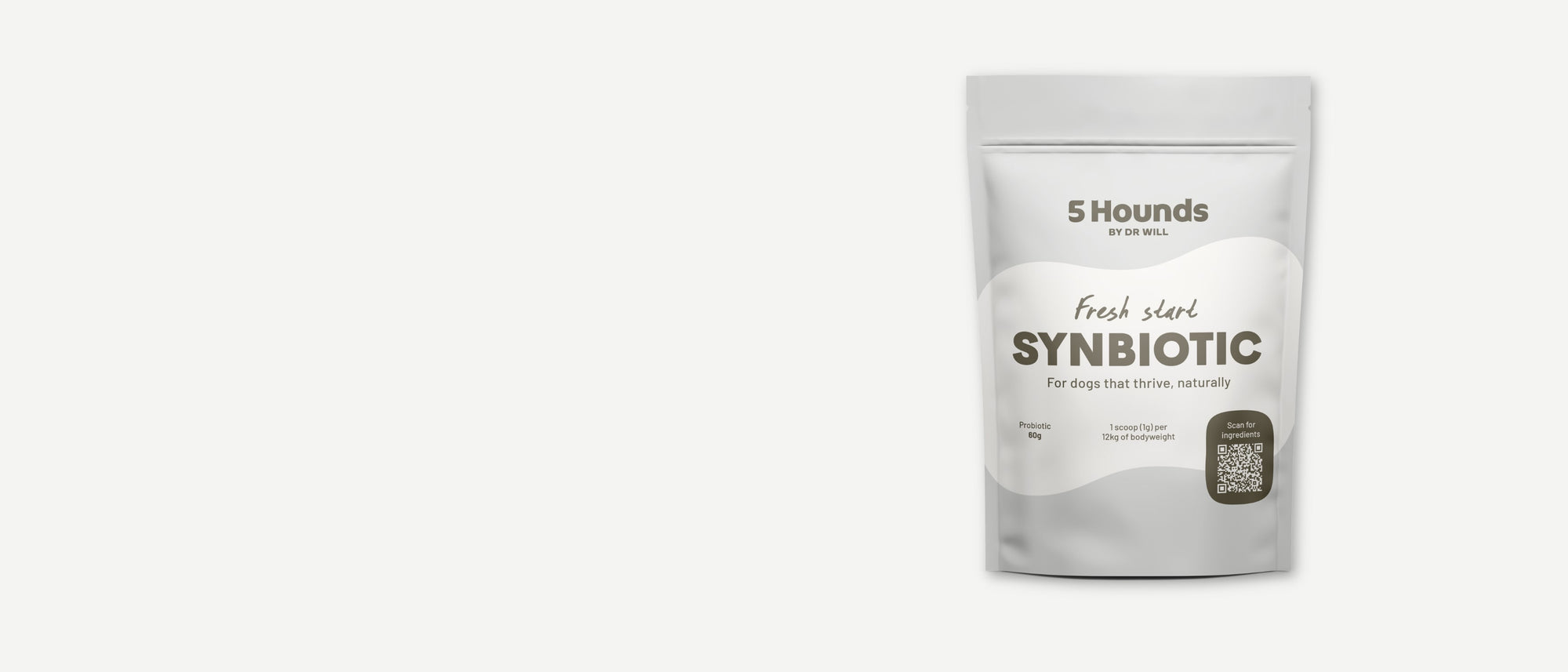 Synbiotic for Dogs | Gut Health Powder | 5 Hounds by Dr Will